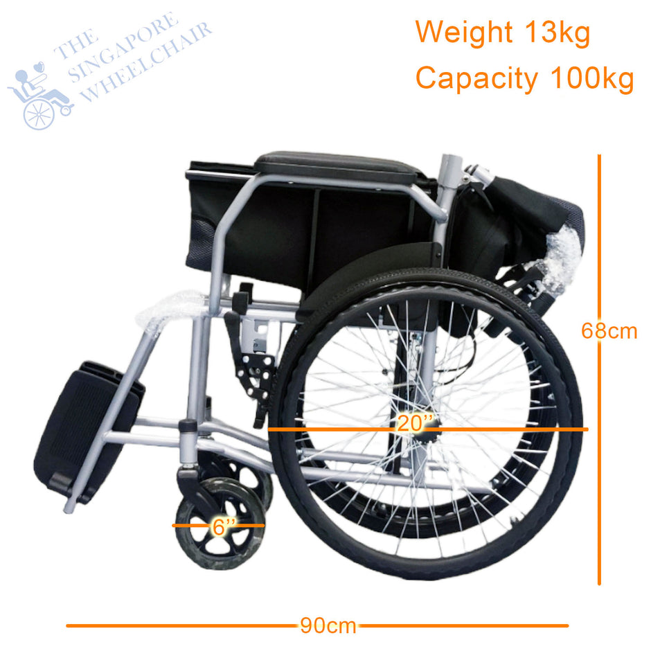 The Singapore Wheelchair Lightweight Foldable