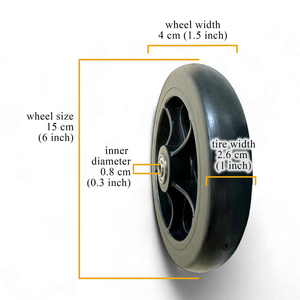 Front Wheel Spare – ViN-DY Series Wheelchair – The Singapore Wheelchair